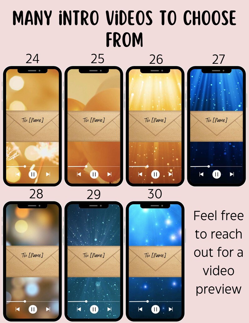 Personalized Animated Video Card, Animated Video Message, Custom ...
