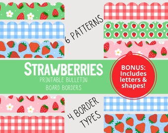 PRINTABLE Forest Bulletin Board Borders Nature Bulletin Borders With ...