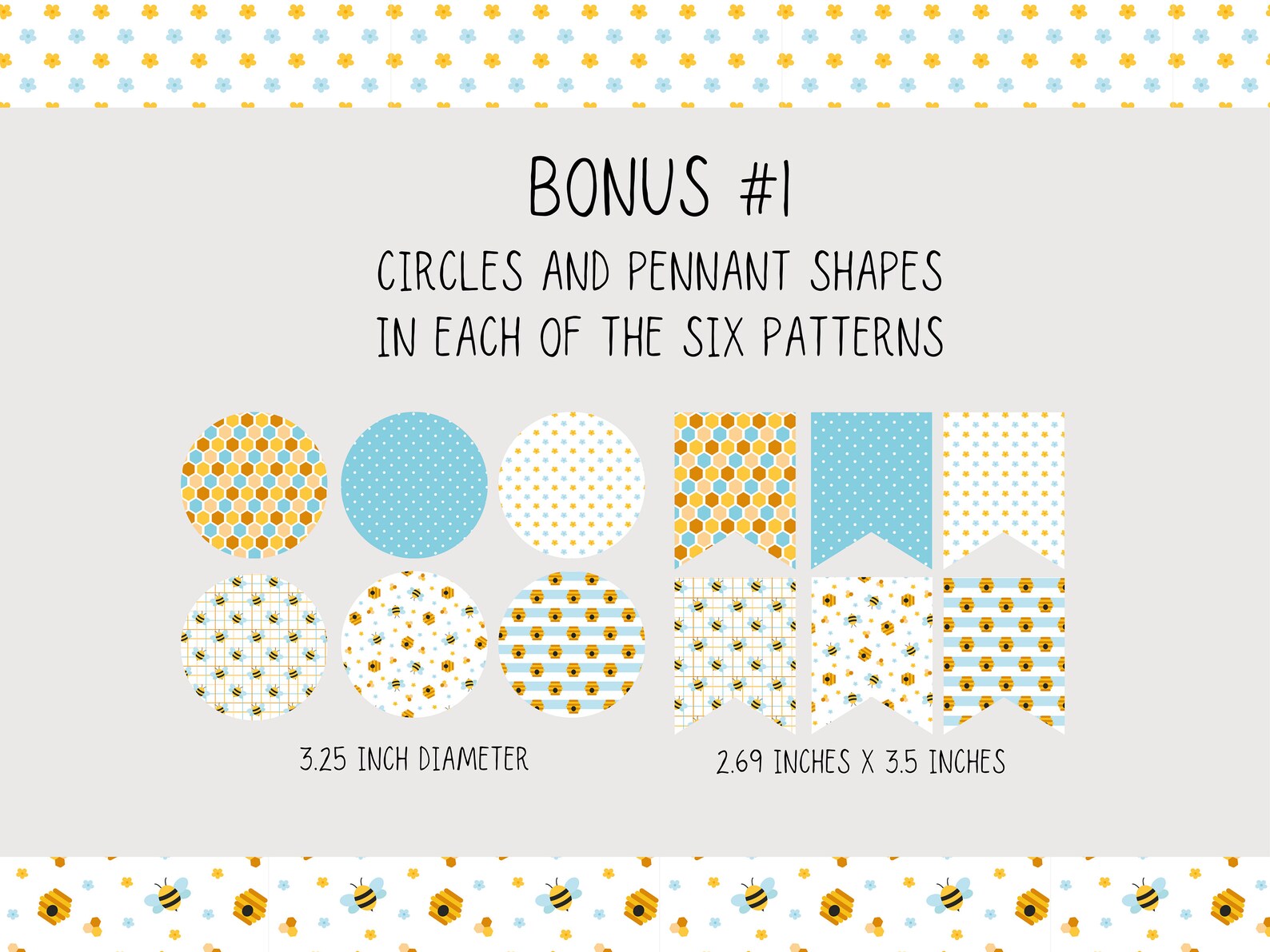 PRINTABLE Bees and Hive Bulletin Board Borders - Bulletin Borders With ...