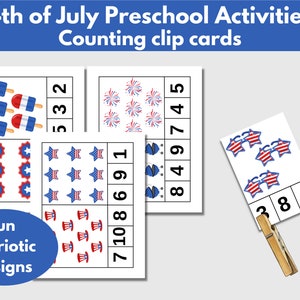 4th of July Montessori Bundle - Printable Preschool Activities for ...