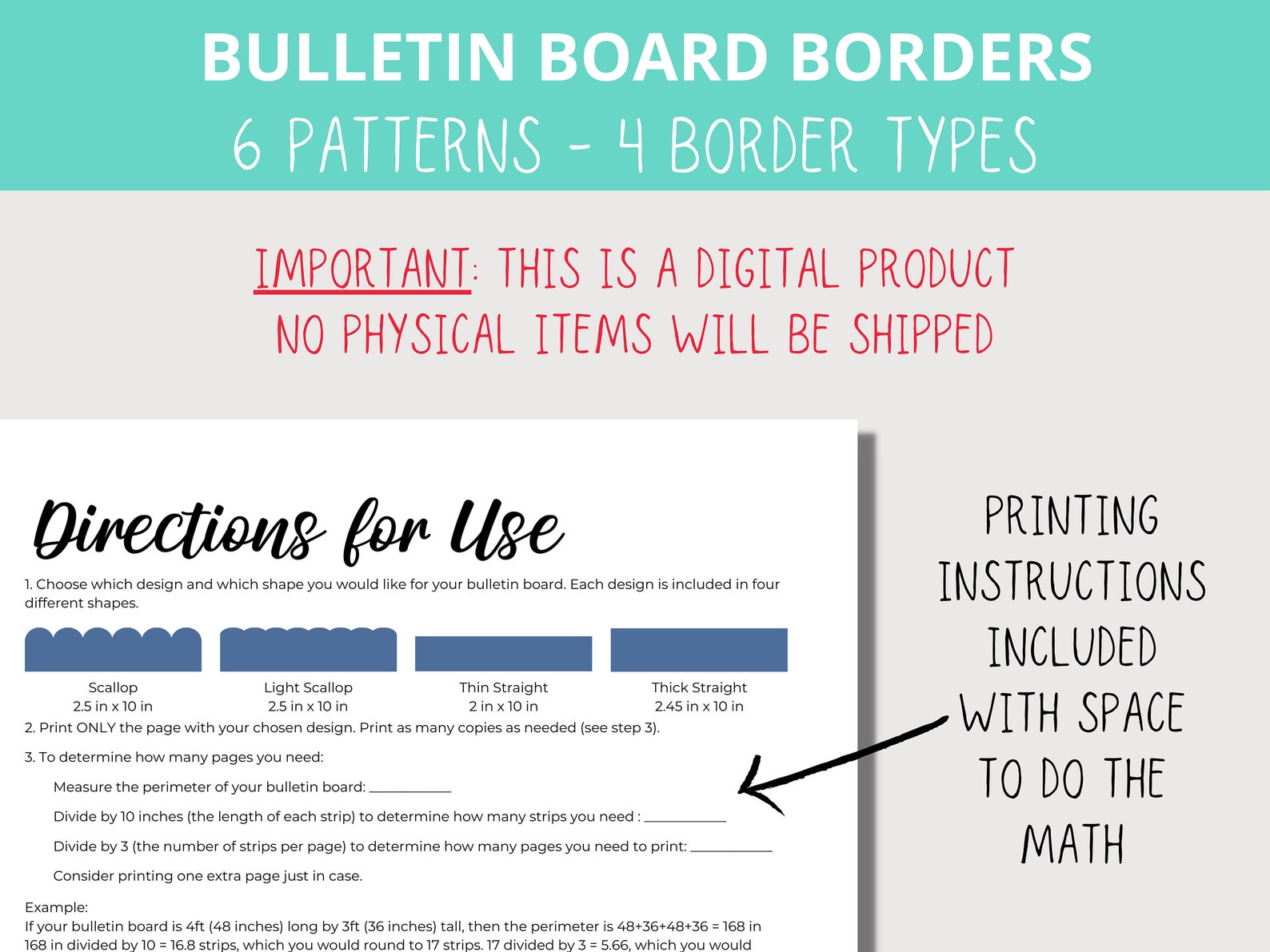 PRINTABLE Nurse Bulletin Board Borders - Bulletin Borders W/ Circle ...