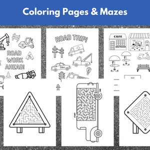 Road Trip Activity Pack - Printable Travel Game Bundle for Kids ...