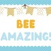 PRINTABLE Bees and Hive Bulletin Board Borders - Bulletin Borders With ...