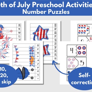 4th of July Montessori Bundle - Printable Preschool Activities for ...
