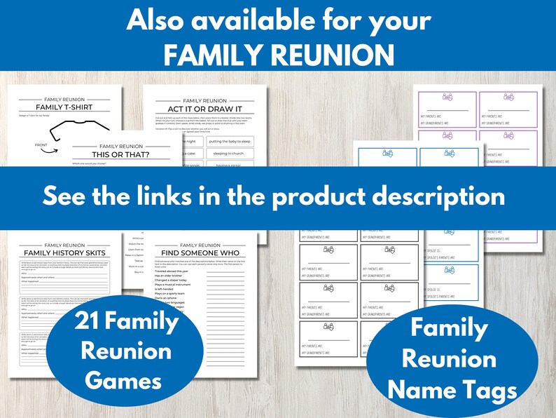 Family Reunion Awards - 80 Printable Reunion Award Certificates in ...