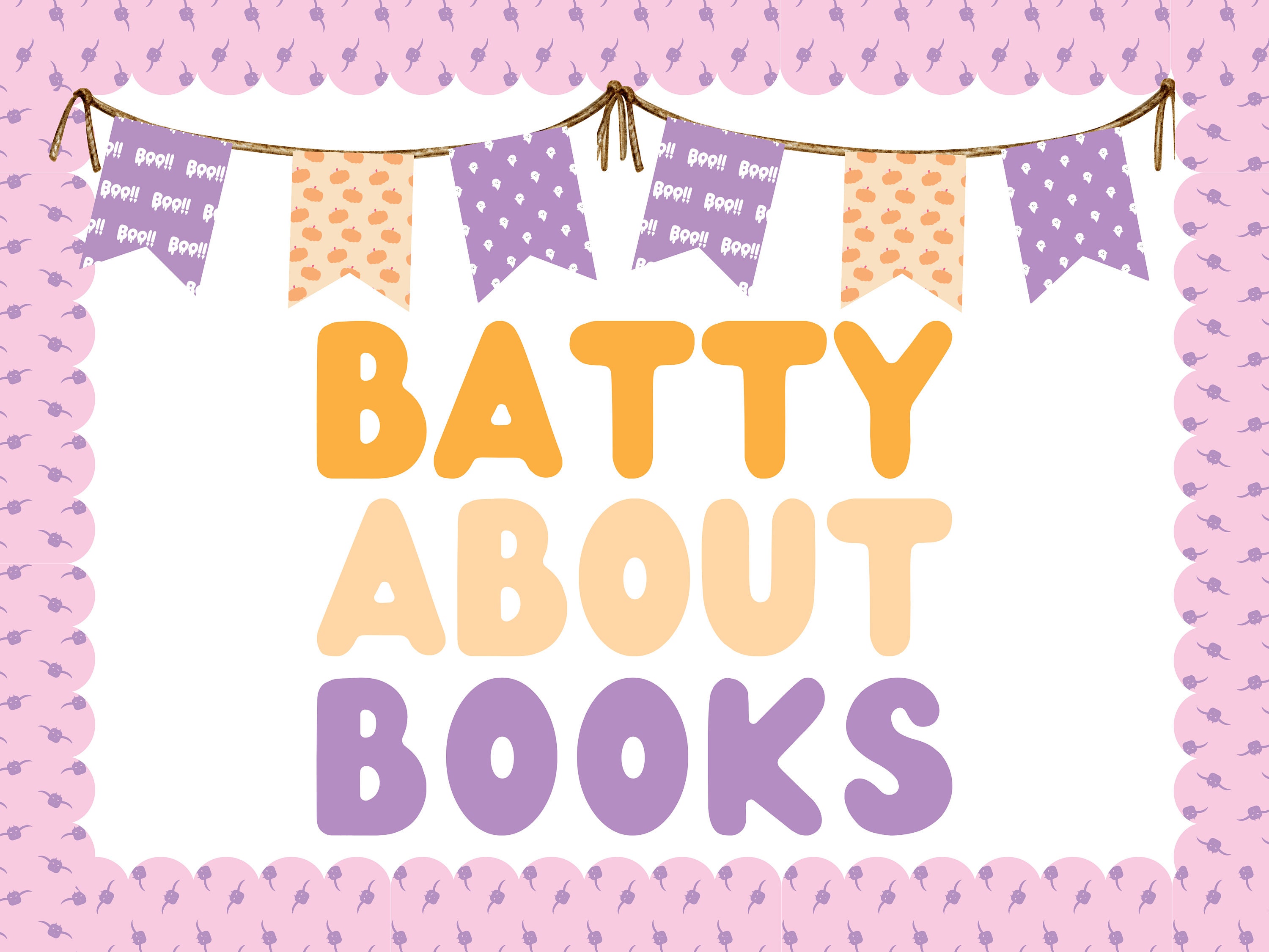 PRINTABLE Halloween Bulletin Board Borders Cute Bulletin Borders W ...