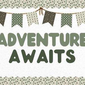 PRINTABLE Forest Bulletin Board Borders - Nature Bulletin Borders With ...