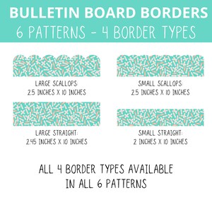 PRINTABLE Nurse Bulletin Board Borders - Bulletin Borders W/ Circle ...