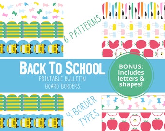 PRINTABLE Forest Bulletin Board Borders Nature Bulletin Borders With ...