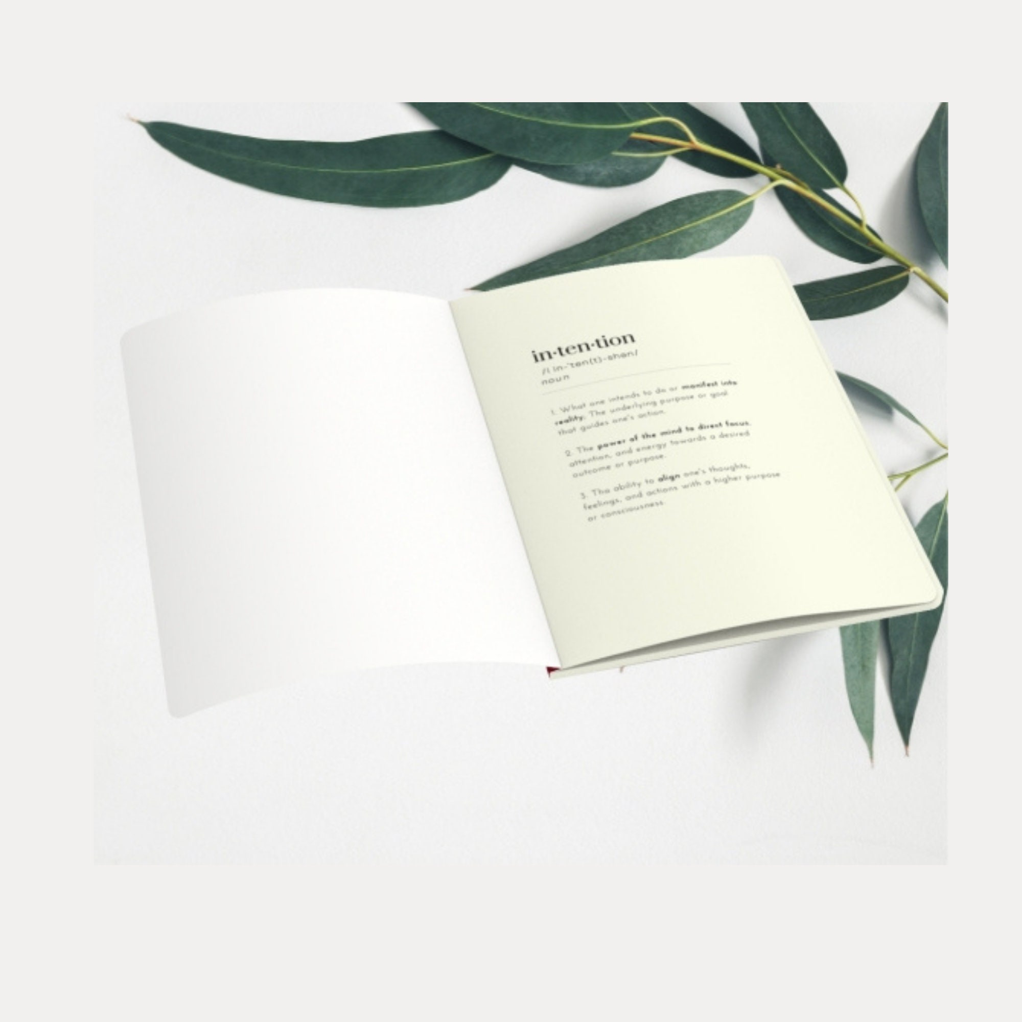 Vision Journal Red Intention Notebook Bullet Self - Etsy