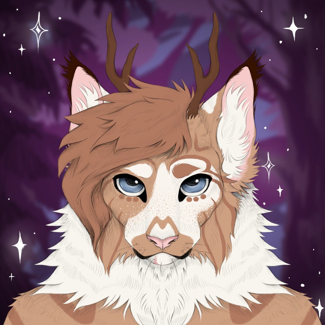 Custom Furry Fursona Character Icon/headshot Commission - Etsy