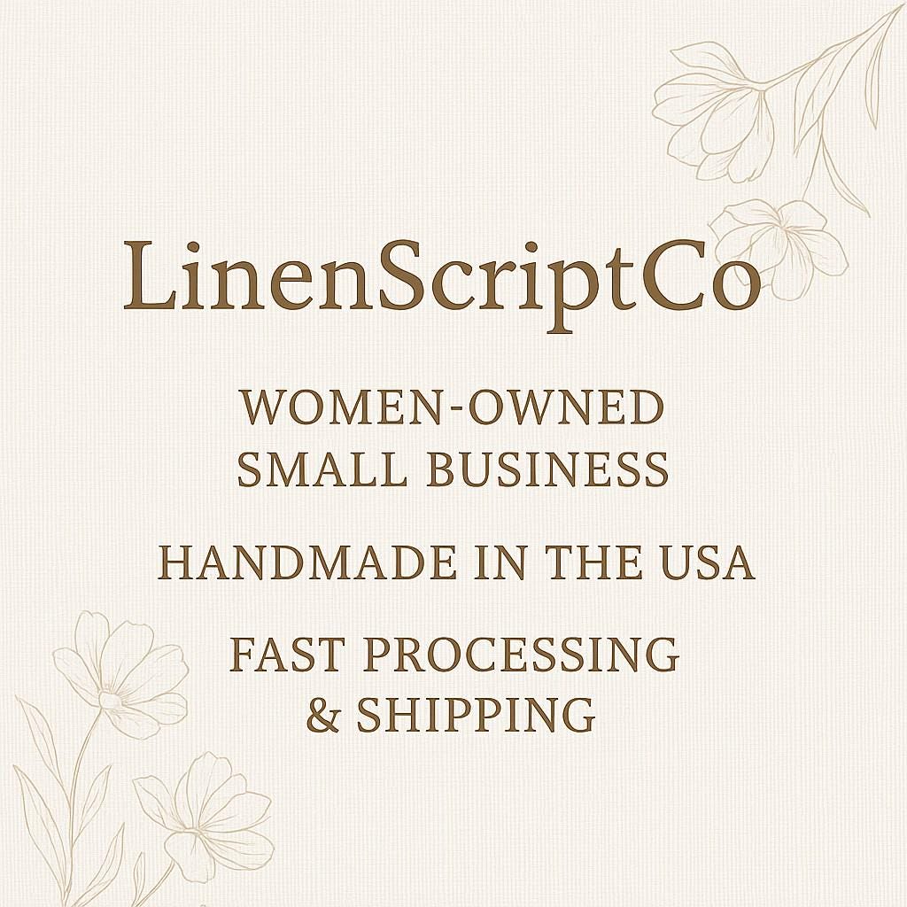 Linen Bar Sign: "drinks on Us" Rustic Wedding Decor - Etsy