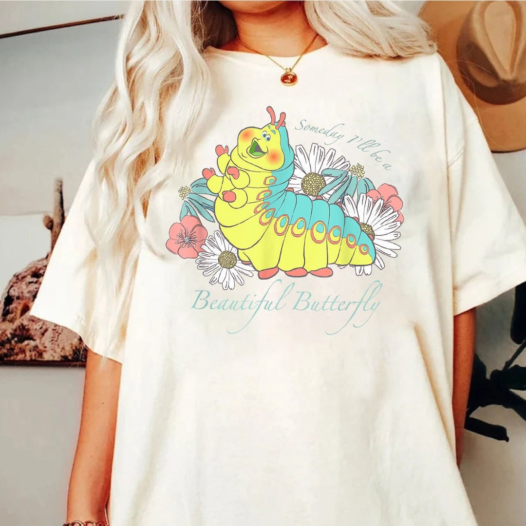 Disney Pixar A Bugs Life Heimlich Beautiful Butterfly T-shirt, Disney A ...
