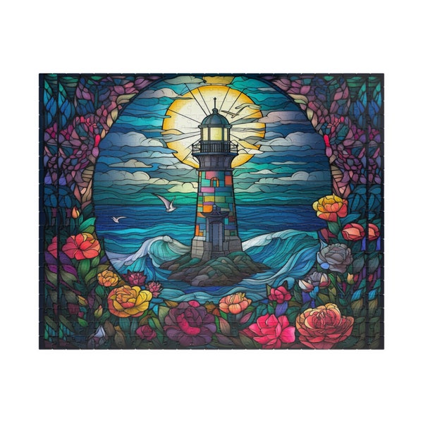 Lighthouse Puzzle - Etsy
