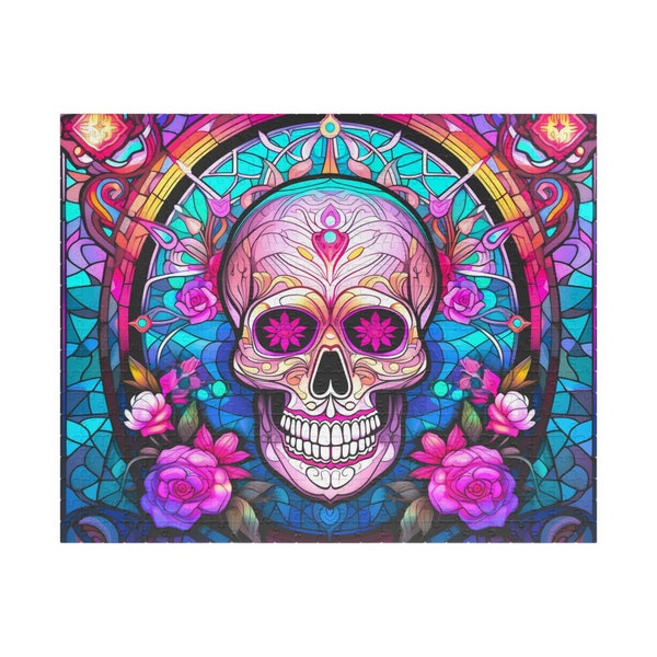 Sugar Skull Puzzle - Etsy