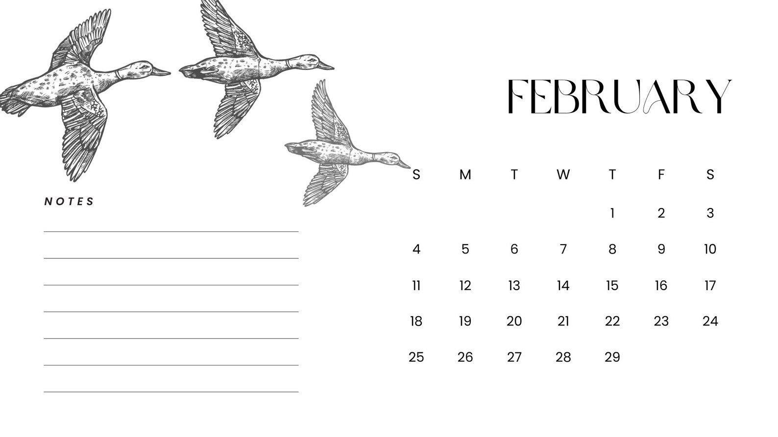 Hunter Calendar 2024 Template Editable Aesthetic 2024 Calendar Jungle ...