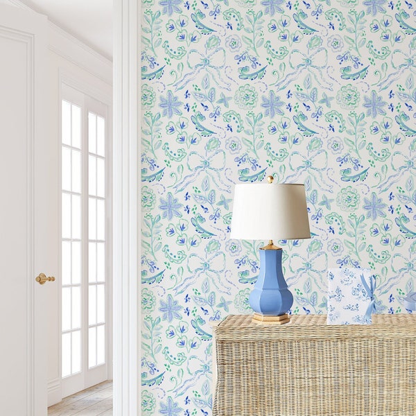 Grandmillennial Wallpaper - Etsy