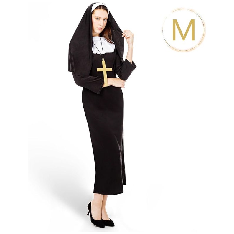 Nun Costume for Women Nun Costume Set Classic Nun Costume - Etsy