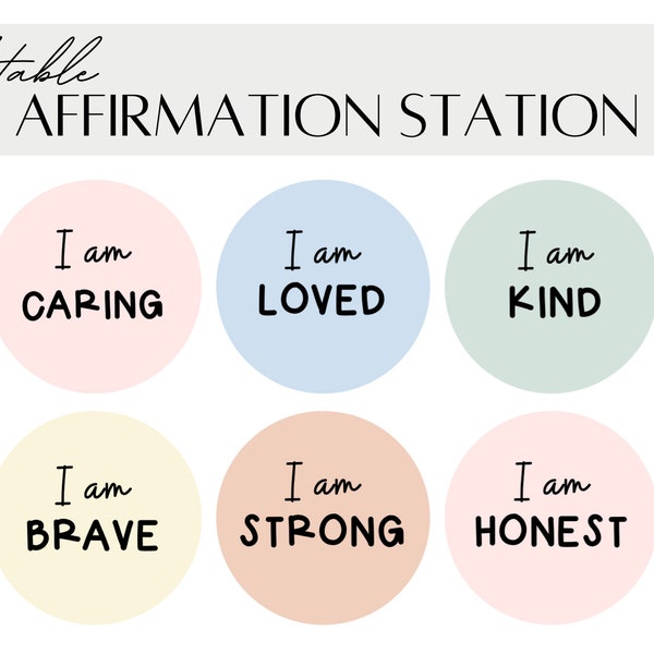 Affirmation Station - Etsy