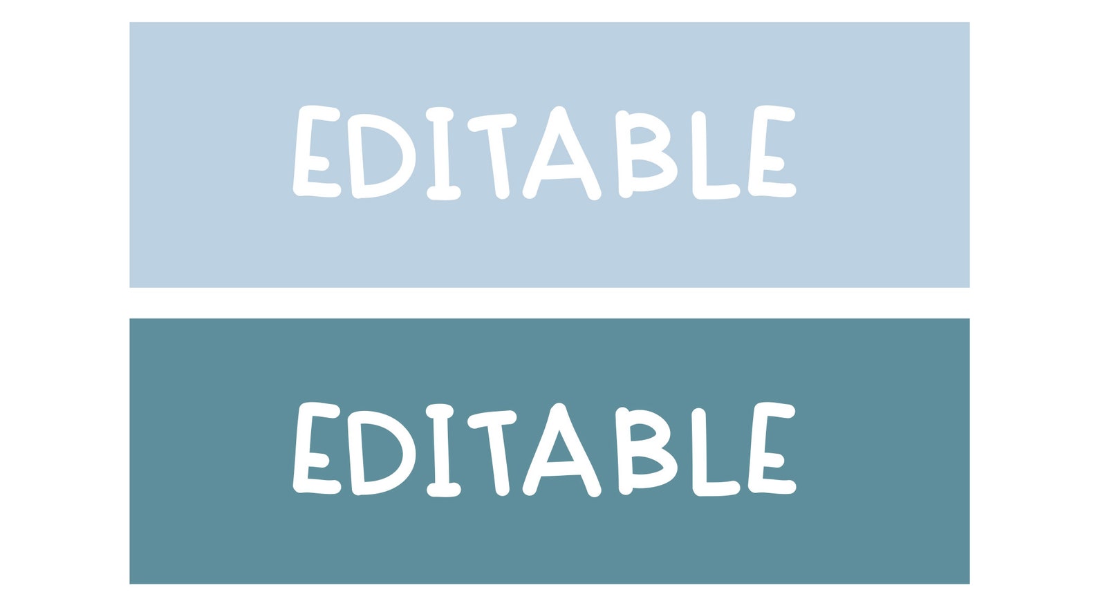 Student Name Labels | Editable Classroom Decor - Etsy