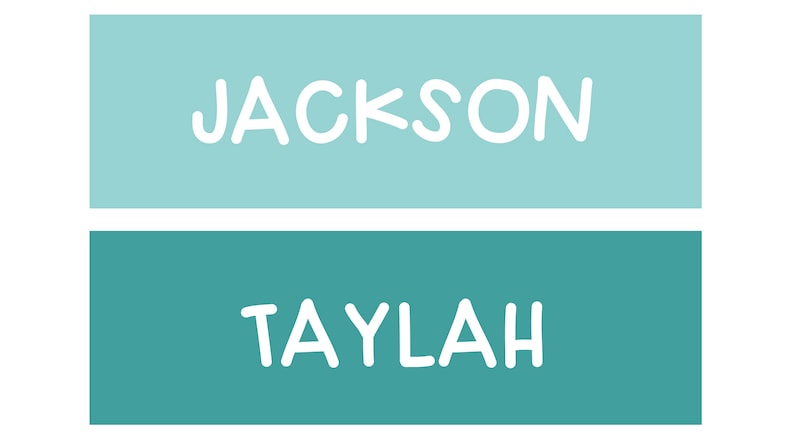 Student Name Labels | Editable Classroom Decor - Etsy