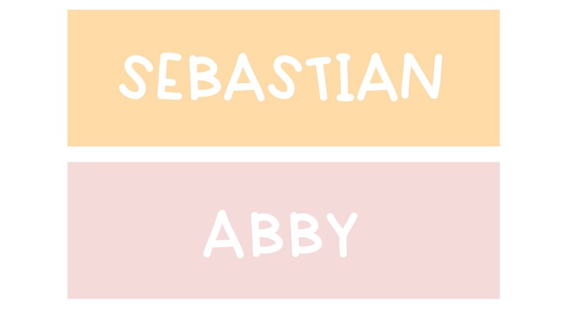 Student Name Labels | Editable Classroom Decor - Etsy