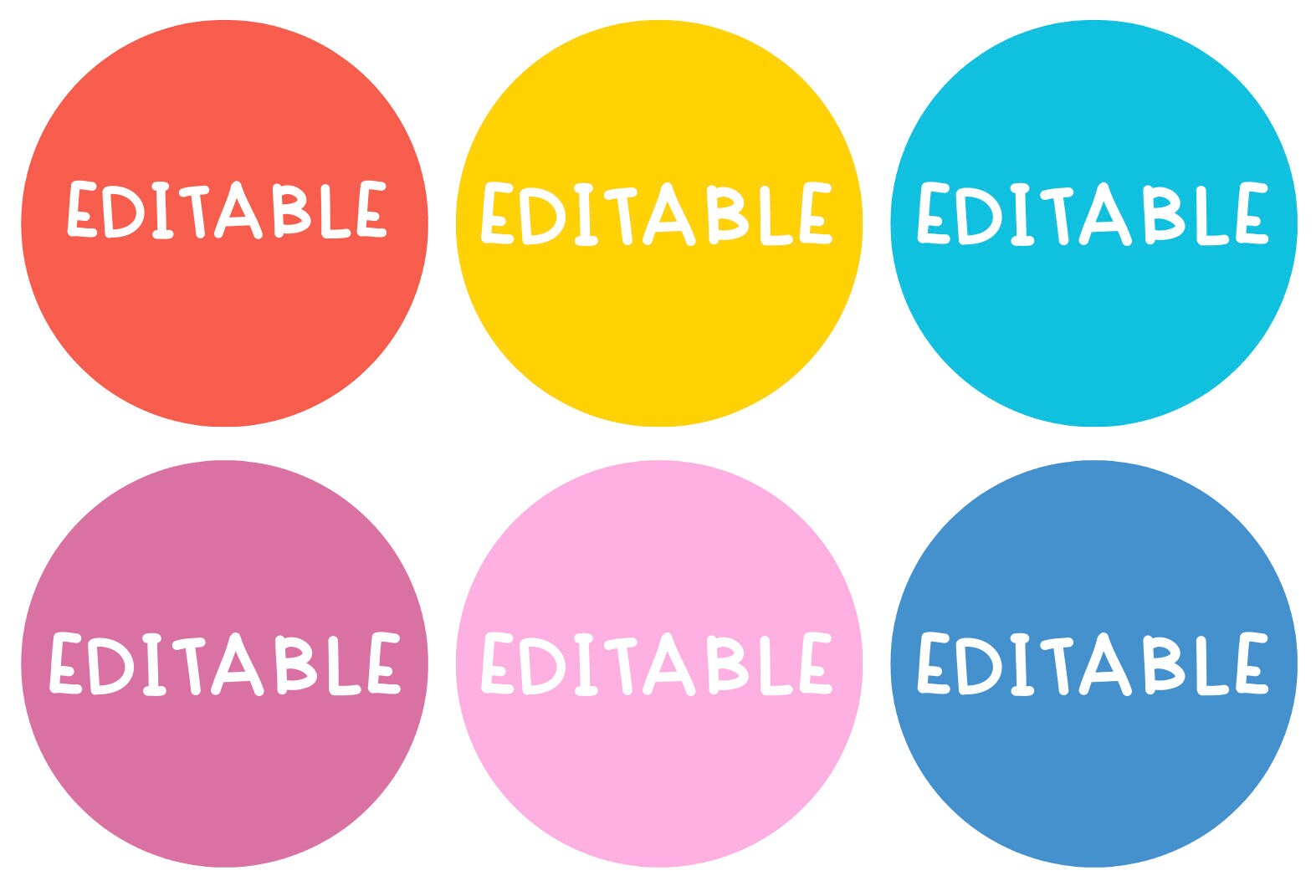 Student Name Labels | Editable Classroom Decor - Etsy