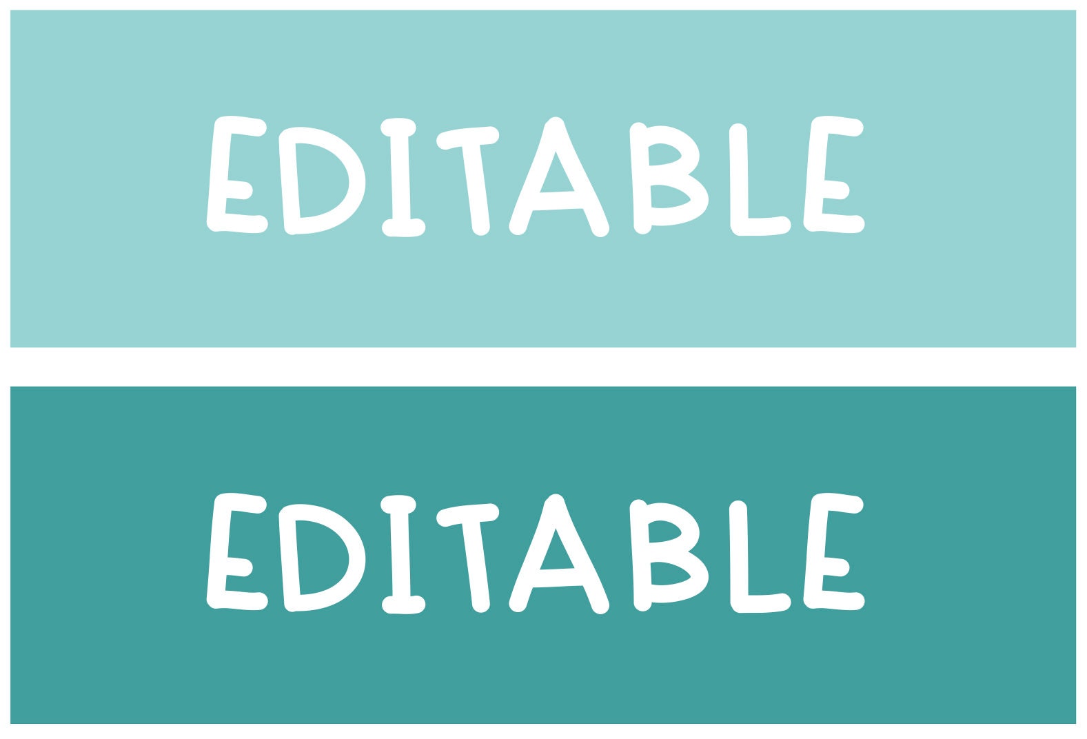 Student Name Labels | Editable Classroom Decor - Etsy