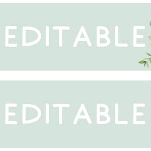 Student Name Labels | Editable Classroom Decor - Etsy