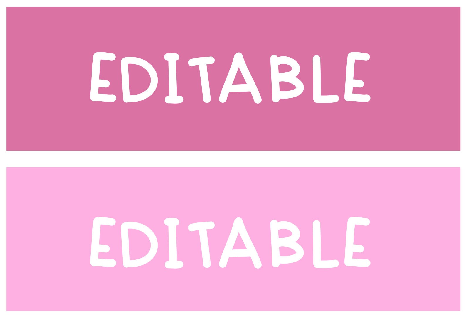 Student Name Labels | Editable Classroom Decor - Etsy