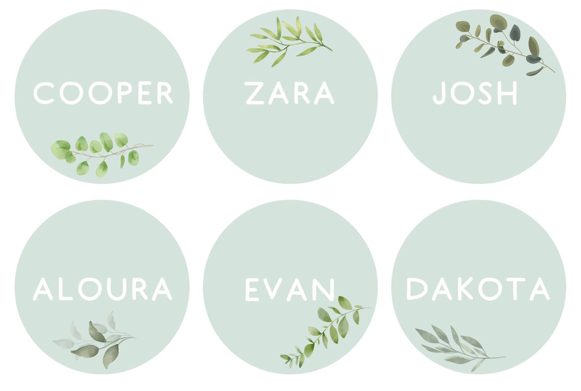 Student Name Labels Editable Classroom Decor - Etsy