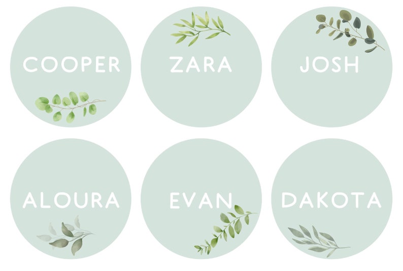 Student Name Labels Editable Classroom Decor - Etsy