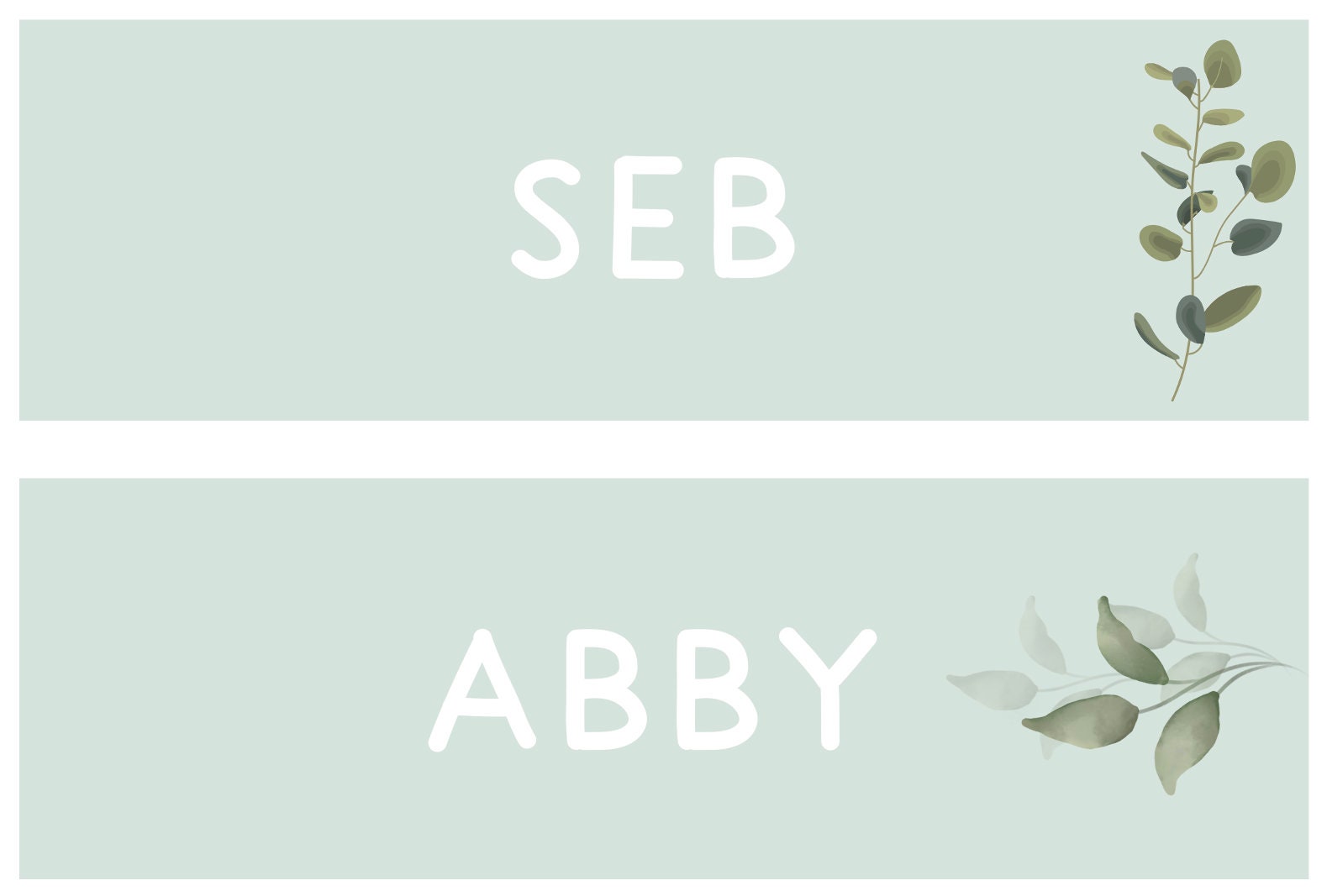 Student Name Labels | Editable Classroom Decor - Etsy