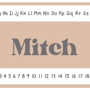 Editable Retro Student Name Labels & Desk Plates - Etsy