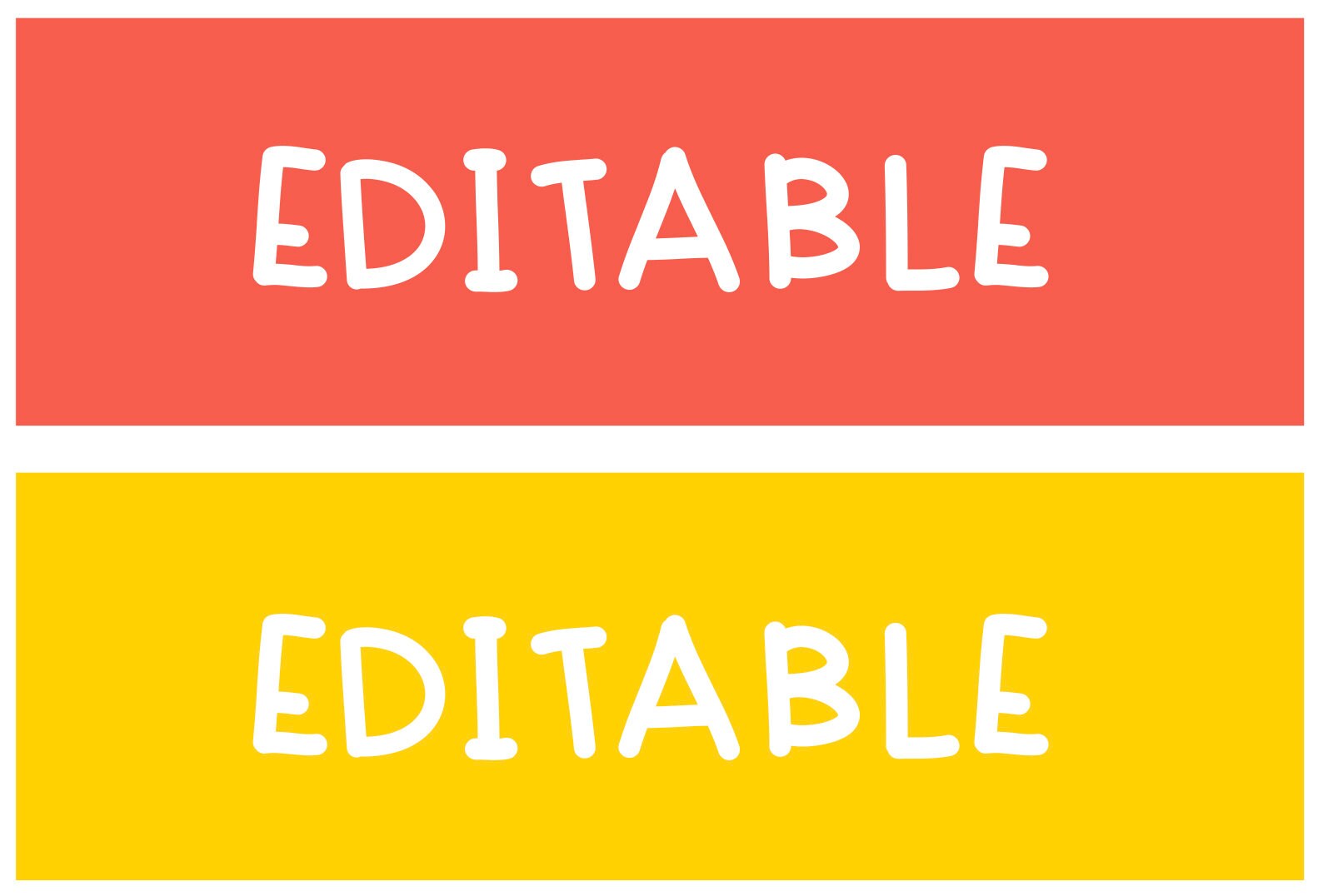 Student Name Labels | Editable Classroom Decor - Etsy