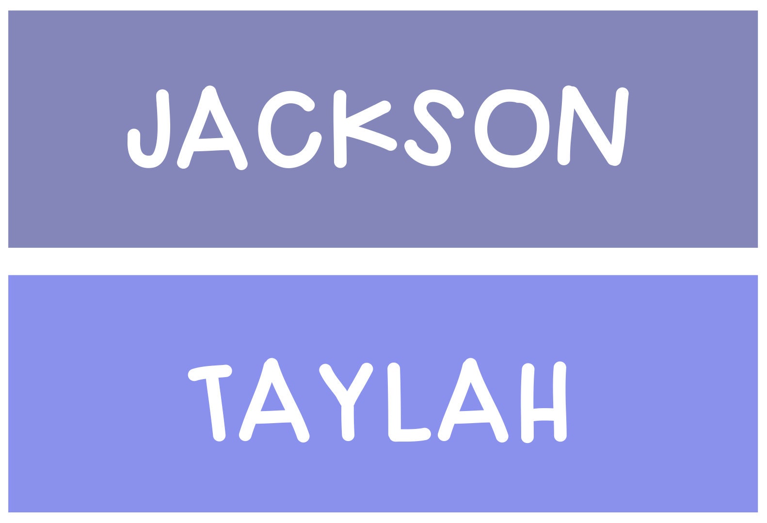 Student Name Labels | Editable Classroom Decor - Etsy