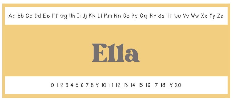 Editable Retro Student Name Labels & Desk Plates - Etsy