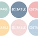 Student Name Labels | Editable Classroom Decor - Etsy