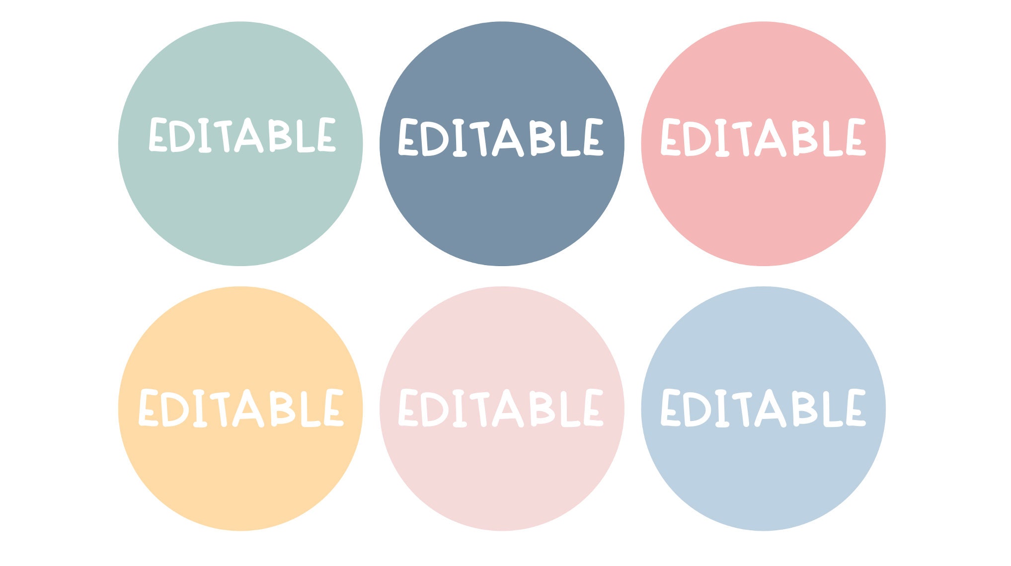 Student Name Labels | Editable Classroom Decor - Etsy Australia