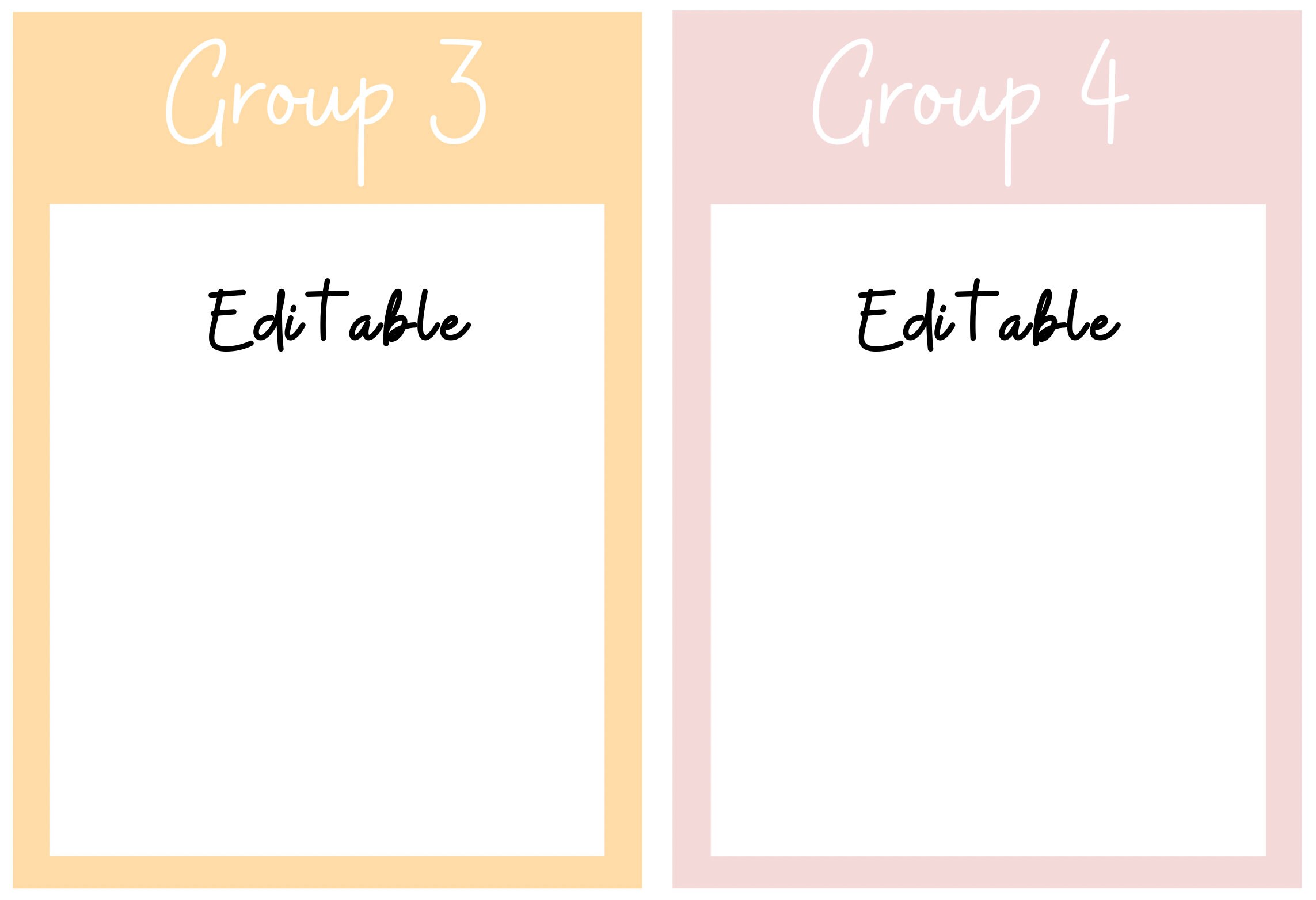 Classroom Group Numbers | Editable Student Grouping Display - Etsy