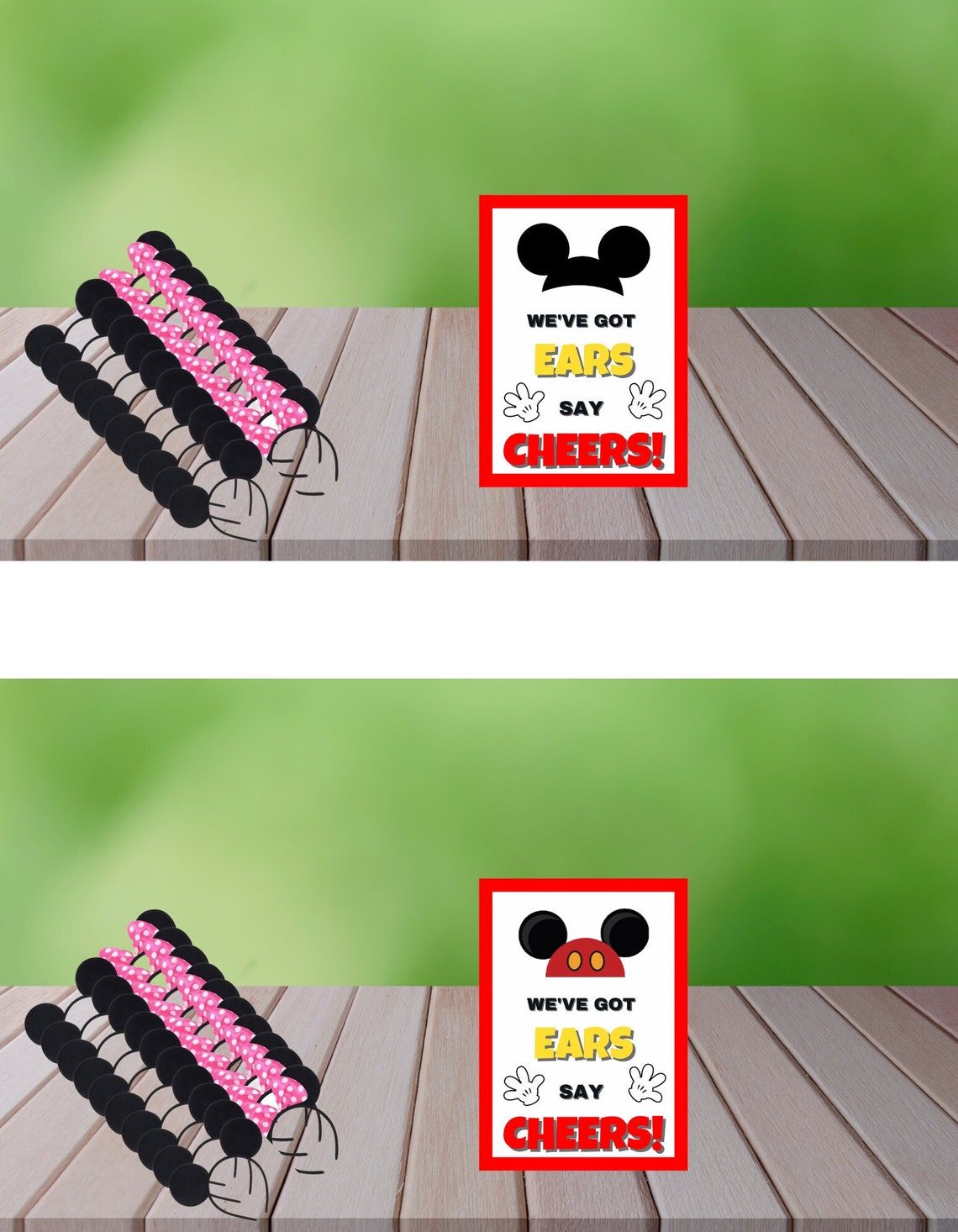 Mickey Mouse Birthday Posters, Printable Party Signs, Hot Dog Bar ...