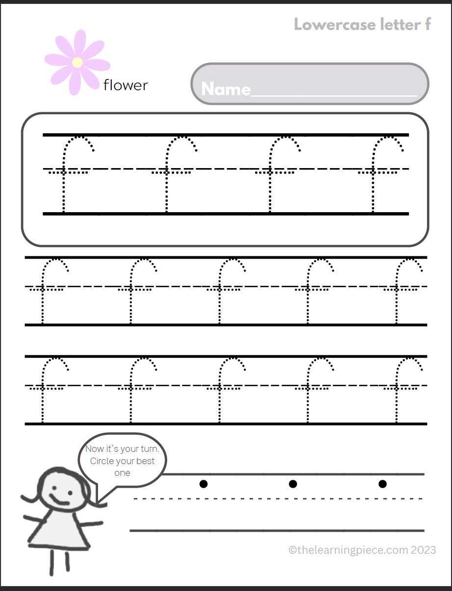 ABC Letter Tracing-52 Printable Pages - Etsy