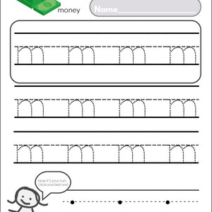 ABC Letter Tracing-52 Printable Pages - Etsy