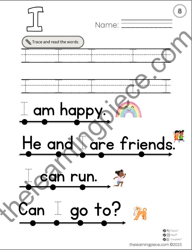 Sight Word Practice - Bundle A - Etsy