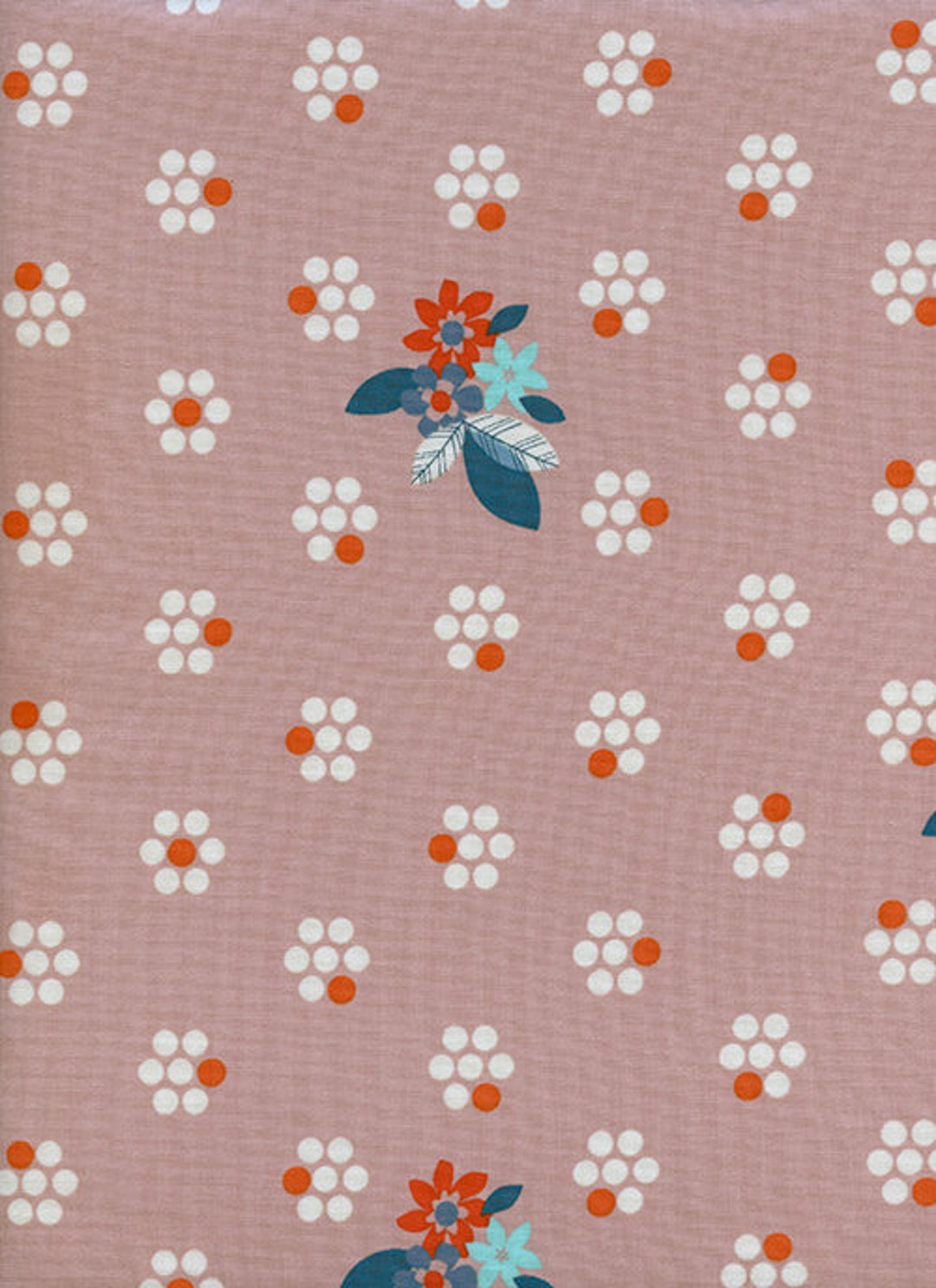 Fruit Dots | Fruit Blossoms | Cotton + Steel | OOP | Dusty Pink | HTF ...