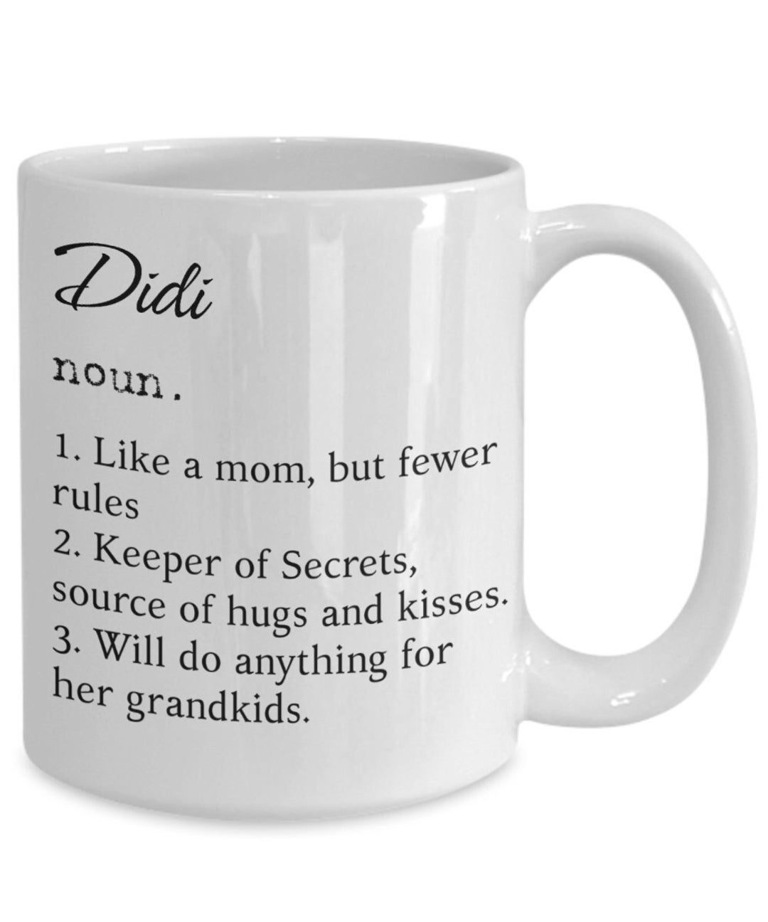 Didi Definition Coffee Mug, Funny Grandparent Gifts Ideas Best Birthday ...