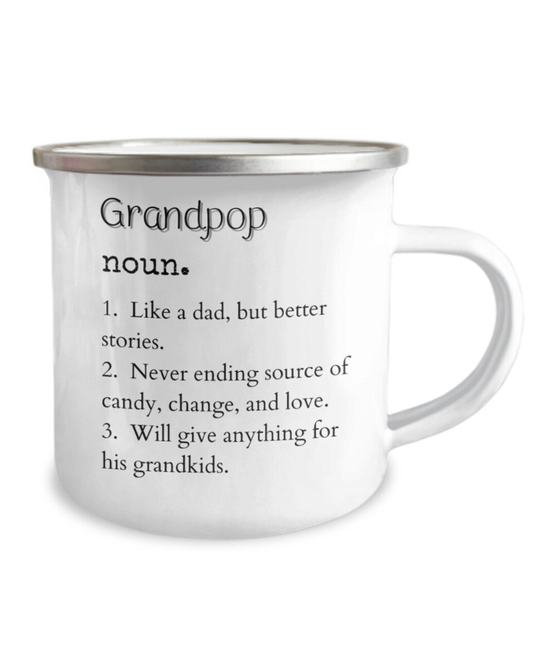Grandpop Definition Camper Mug, Funny Grandparent Gifts Ideas Best ...