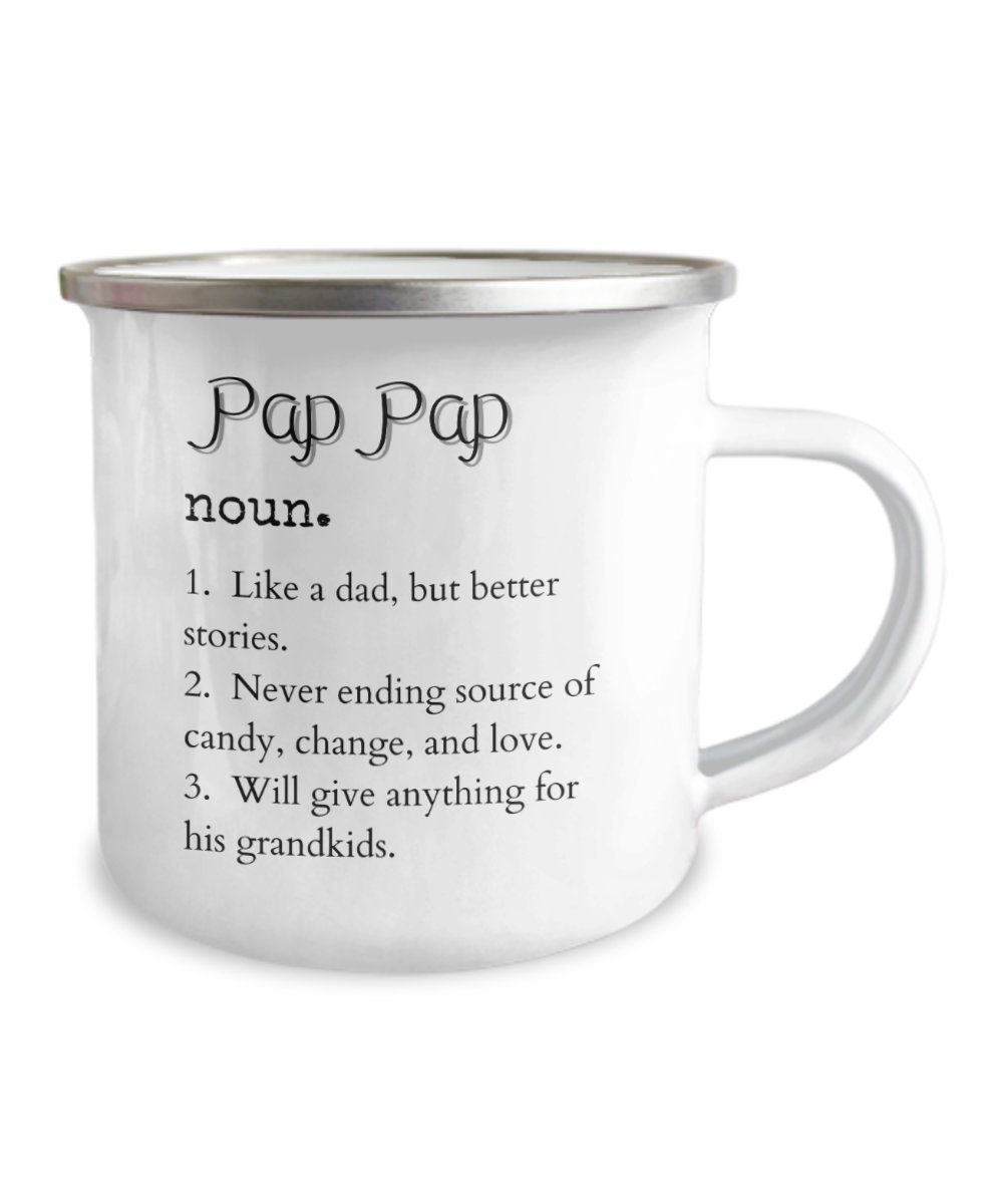 Pap Pap Definition Coffee Camper Mug, Funny Grandparent Gifts Ideas ...