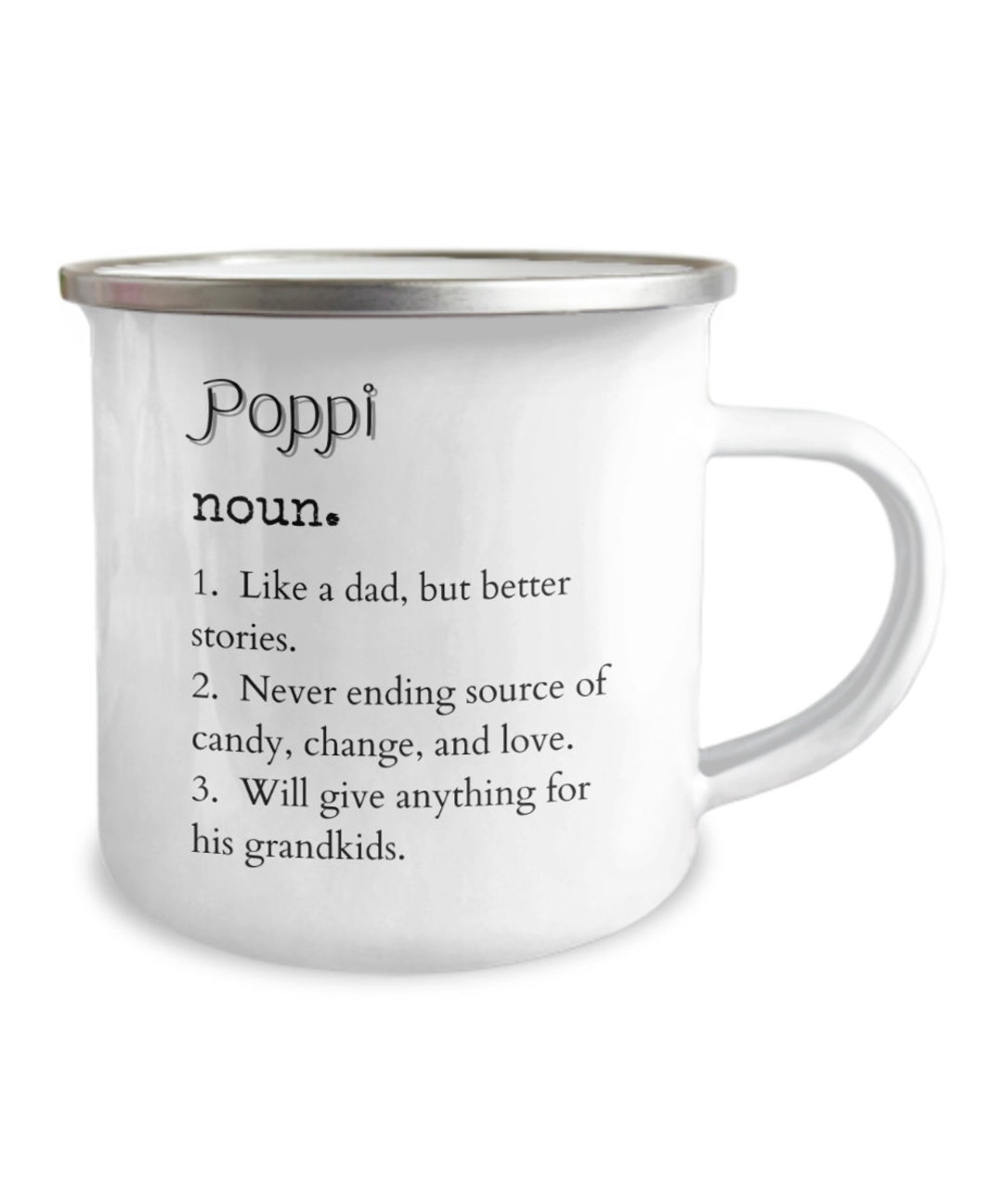 Poppi Definition Coffee Camper Mug, Funny Grandparent Gifts Ideas Best ...