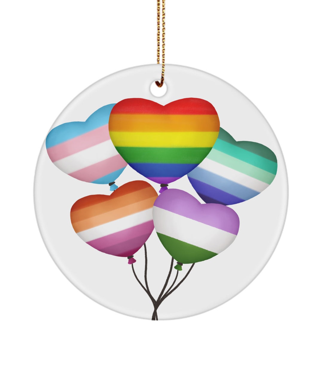 Pride Gifts, Pride Month, Pride Stuff, Pride Ornament, Rainbow Pride ...